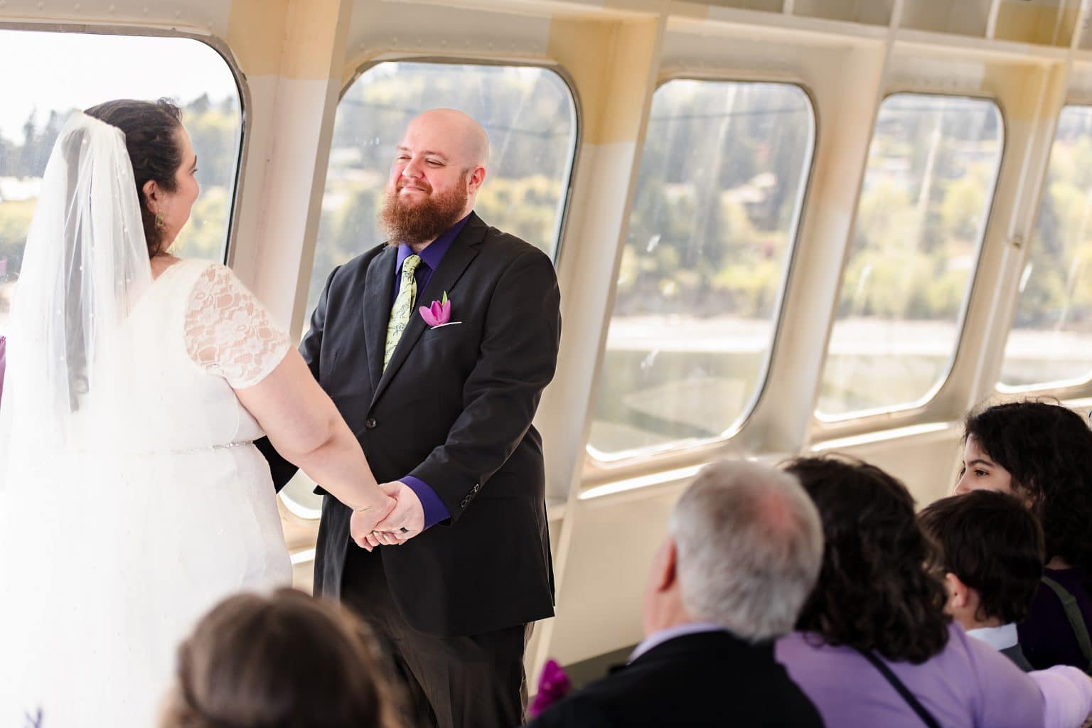 Bainbridge Ferry Wedding | Seattle Wedding Photographer | Kate and Neal