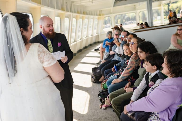 Bainbridge Ferry Wedding | Seattle Wedding Photographer | Kate and Neal