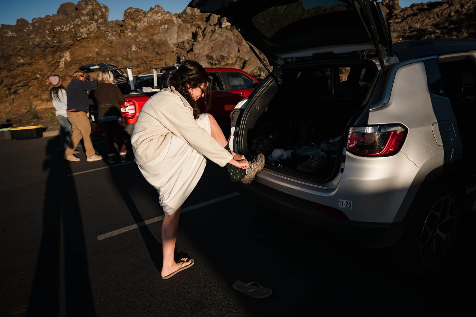 Maui Waterfall Elopement ending on Haleakala | Cheryl and Lincoln